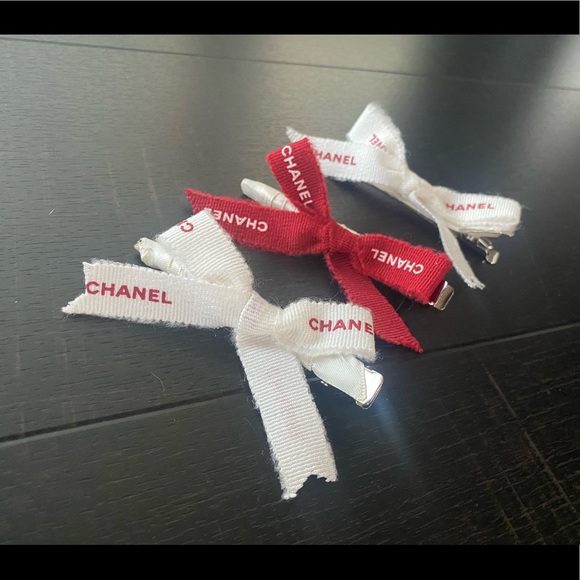 CHANEL | Accessories | Chanel Ribbon Bows | Poshmark